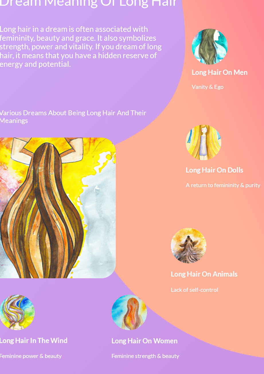 The Spiritual Meaning of Dreaming of Having Long Hair: Unlocking the ...