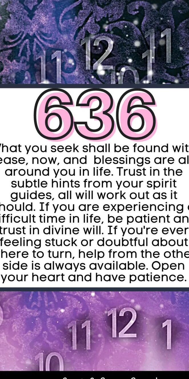 Discover the Spiritual Meaning of 636: Unlocking the Divine Messages ...